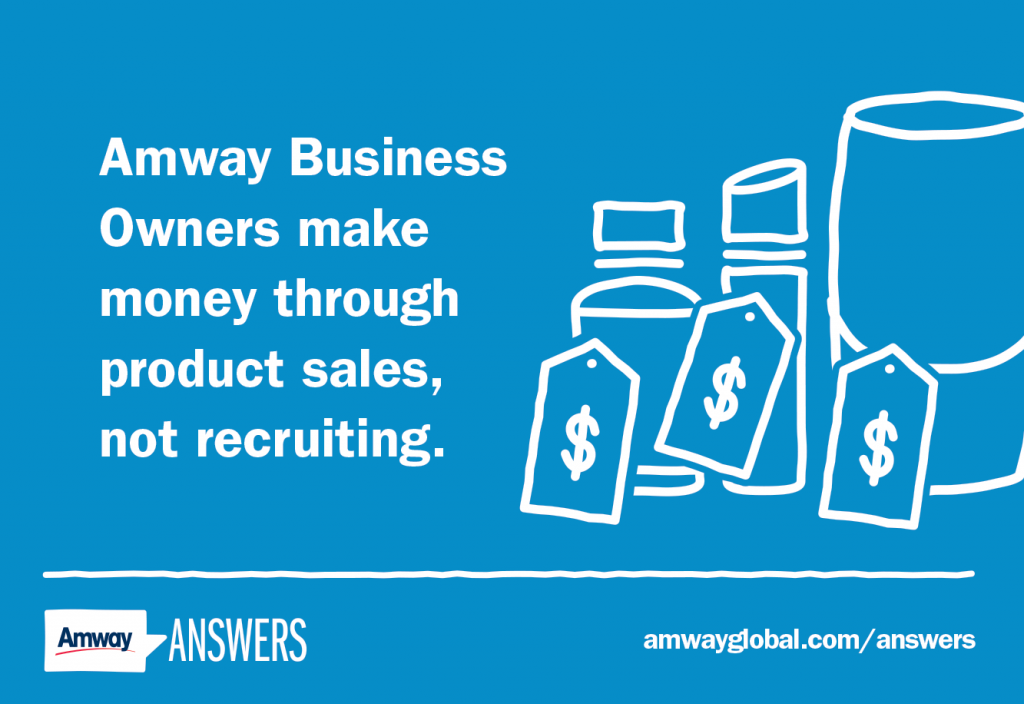 How do Amway Business Owners make money? Amway Answers