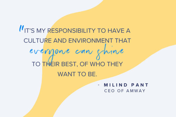 Listen: Amway CEO Milind Pant on Podcast, How Leaders Lead with David Novak